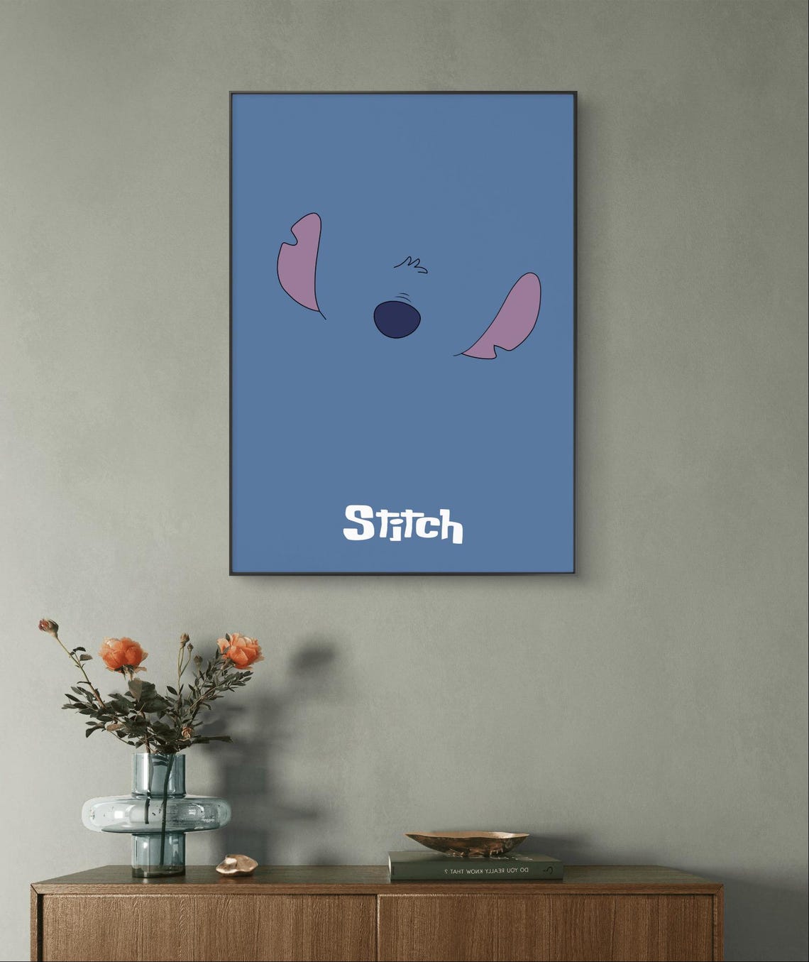 Stitch Wall Art – Minimalist Lilo & Stitch Printable | Disney-inspired ...