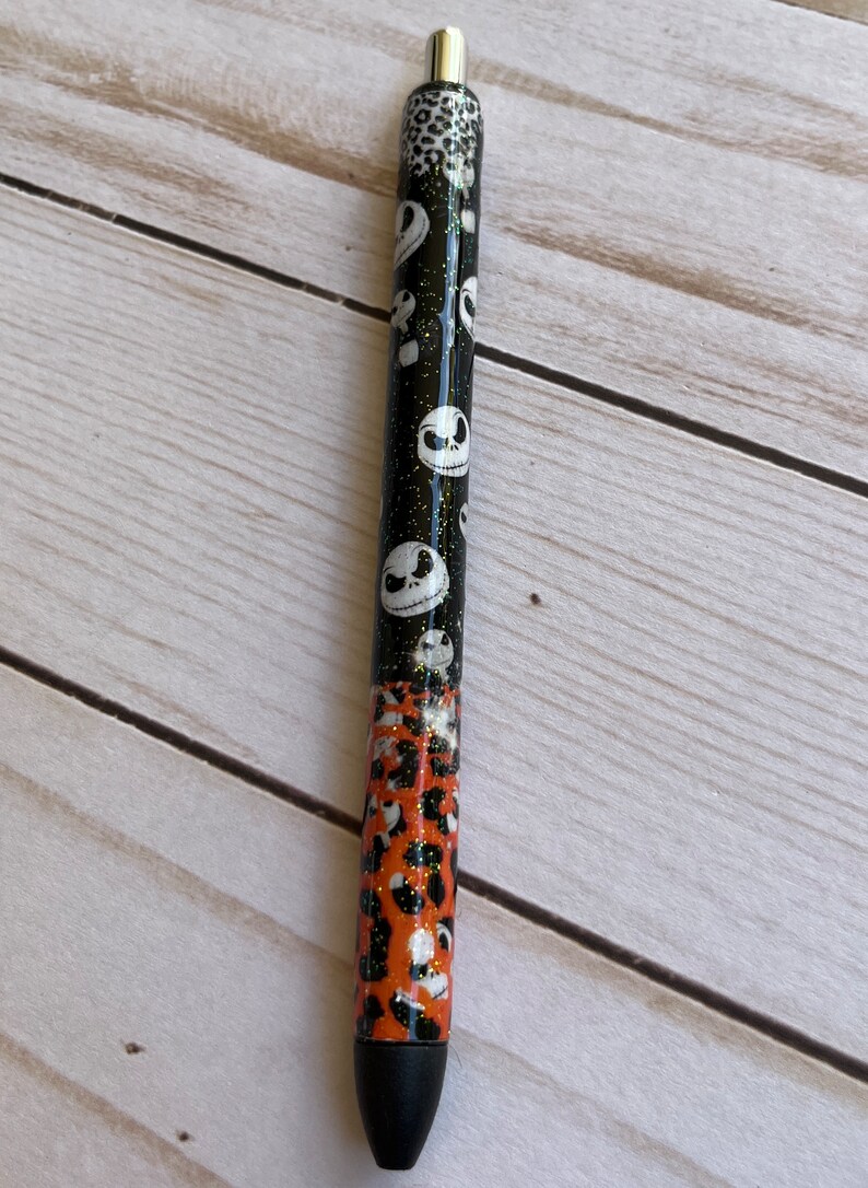 Jack Skellington Themed Halloween Gel Ink Pens - Etsy