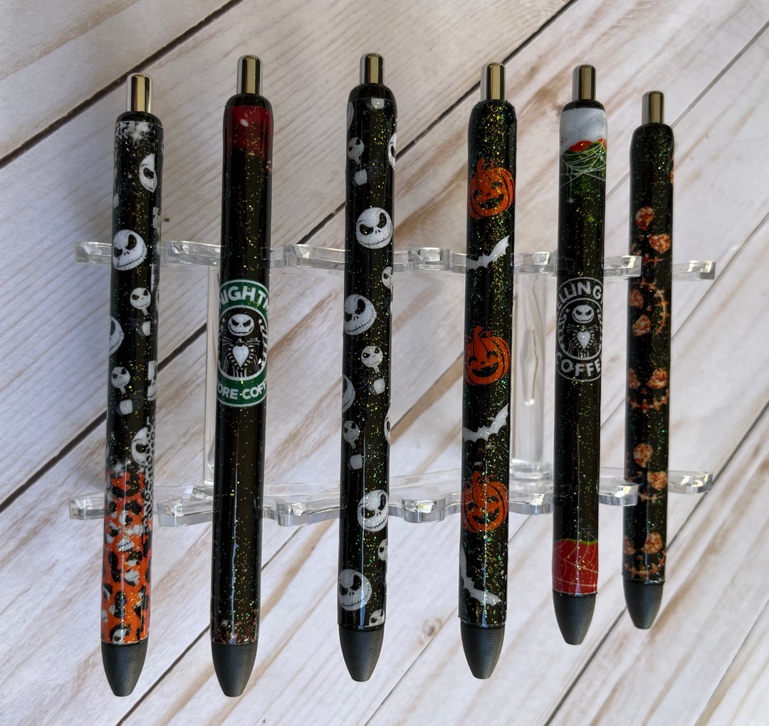 Jack Skellington Themed Halloween Gel Ink Pens - Etsy