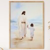 Resurrection Scene Jesus Christ Watercolor Painting Easter Wall Art ...