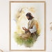 Resurrection Scene Jesus Christ Watercolor Painting Easter Wall Art ...