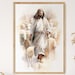 Resurrection Scene Jesus Christ Watercolor Painting Easter Wall Art ...