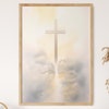 Resurrection Scene Jesus Christ Watercolor Painting Easter Wall Art ...