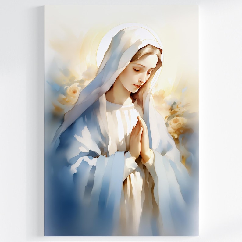 Virgin Mary - the Holy Mother Premium Canvas & Fine Art Prints | Our ...
