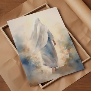 Follow Mother Mary | Our Lady of Grace | Virgin Mary Watercolor ...