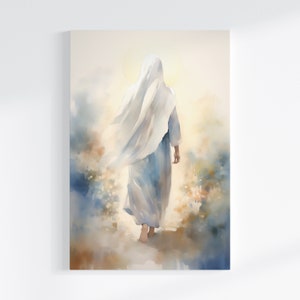 Follow Mother Mary | Our Lady of Grace | Virgin Mary Watercolor ...