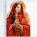 Saint Mary Magdalene Art Print | Divine Feminine Canvas Wall Art - Etsy