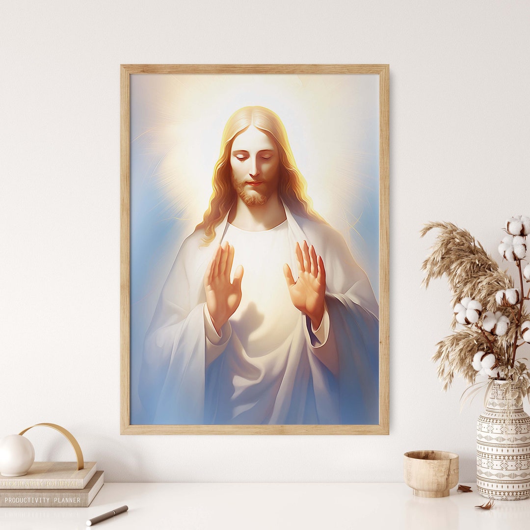 The Light of Jesus Artwork | Digital Printable Download | Faithful ...