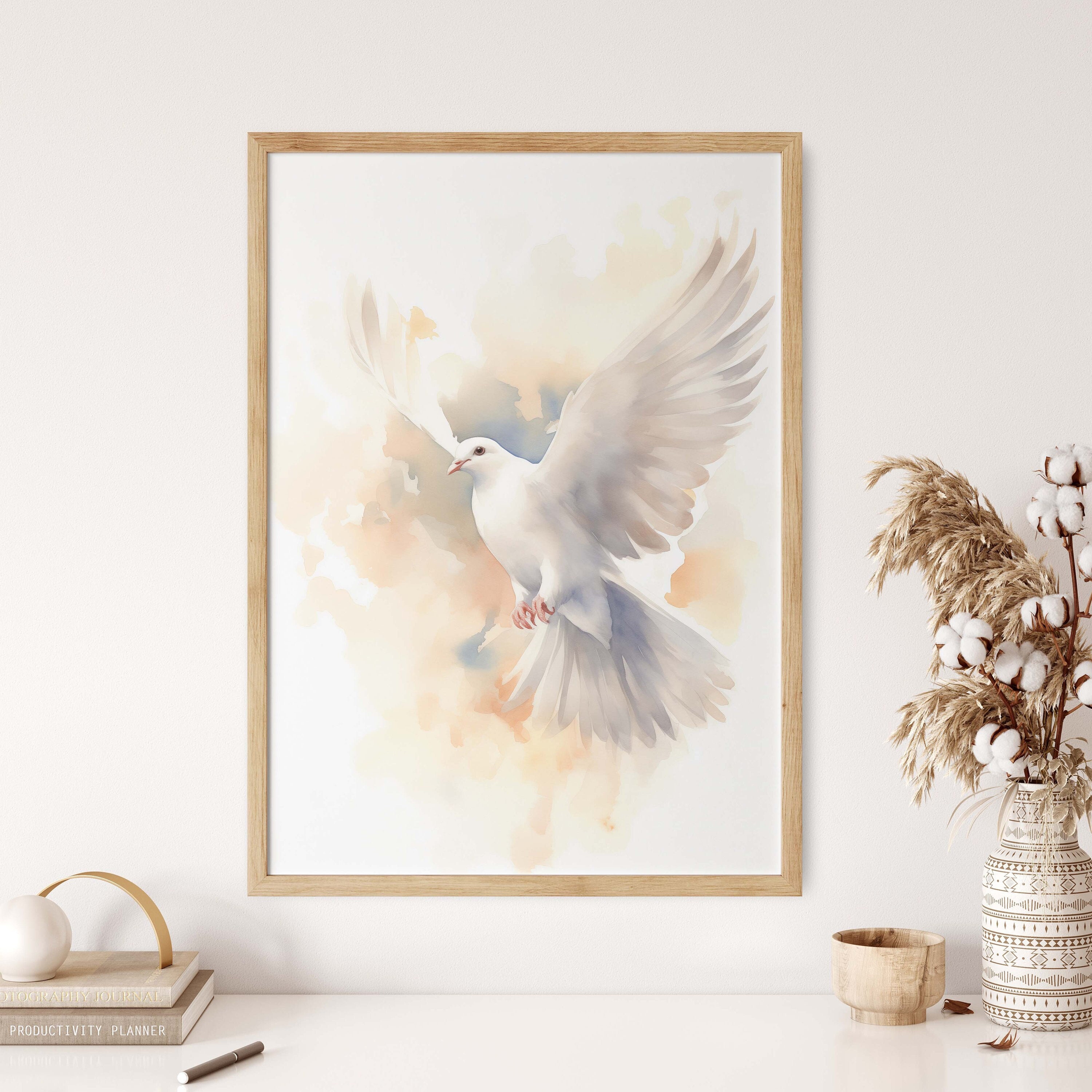 Holy Spirit Dove Painting The Image Of A Dove A Symbol Of The Holy