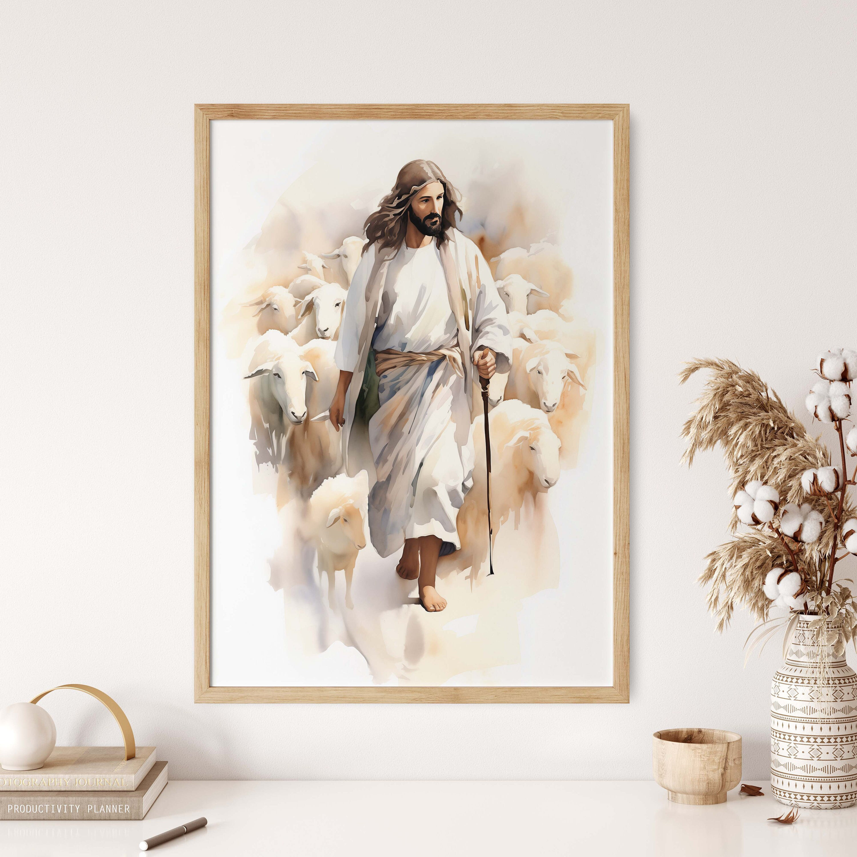 The Good Shepherd | Digital Printable Download | Jesus Christ ...
