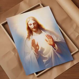 The Light of Jesus Artwork | Digital Printable Download | Faithful ...