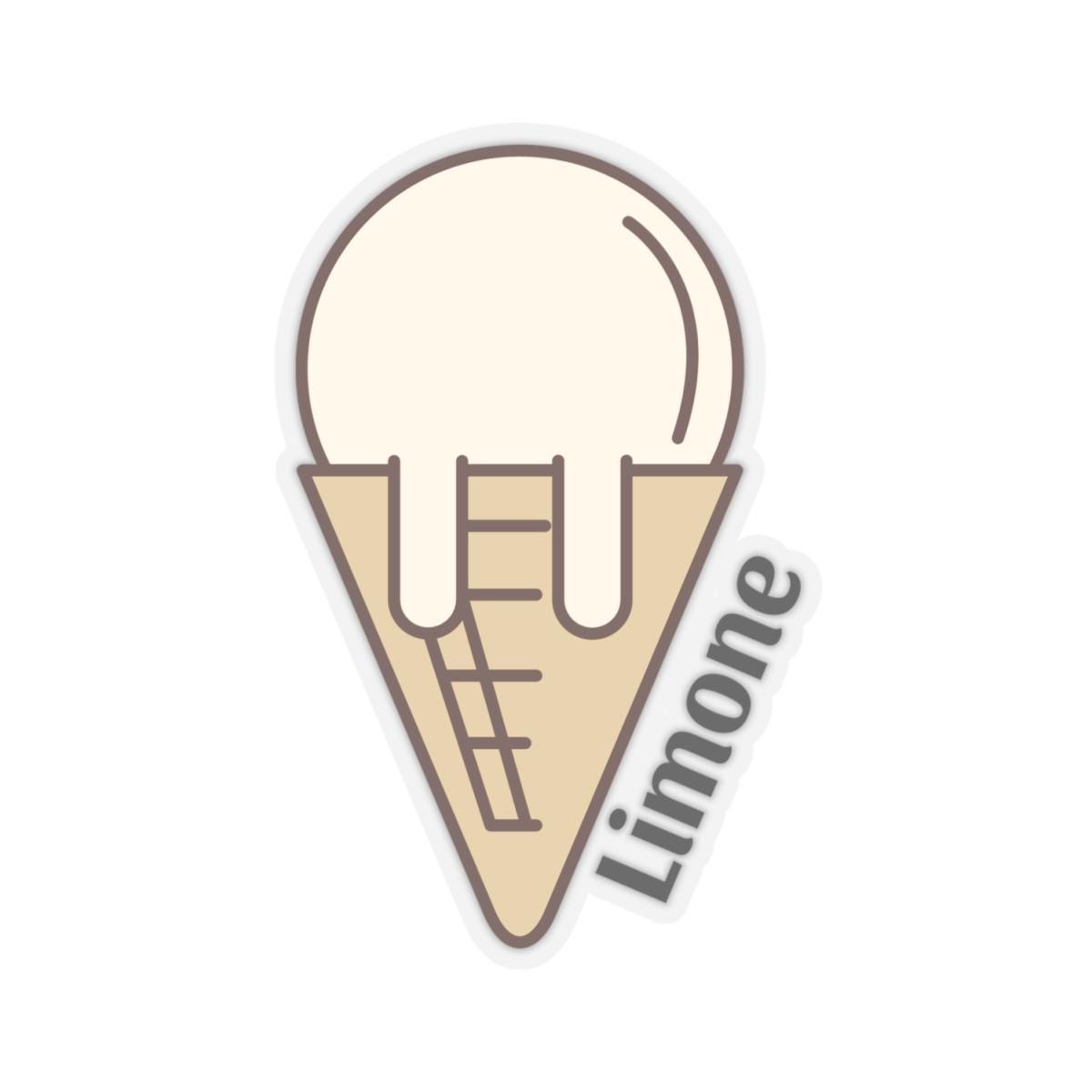 Limone, Lemon Gelato Sticker, Ice Cream Sticker, Foodie Gift, Gelato ...