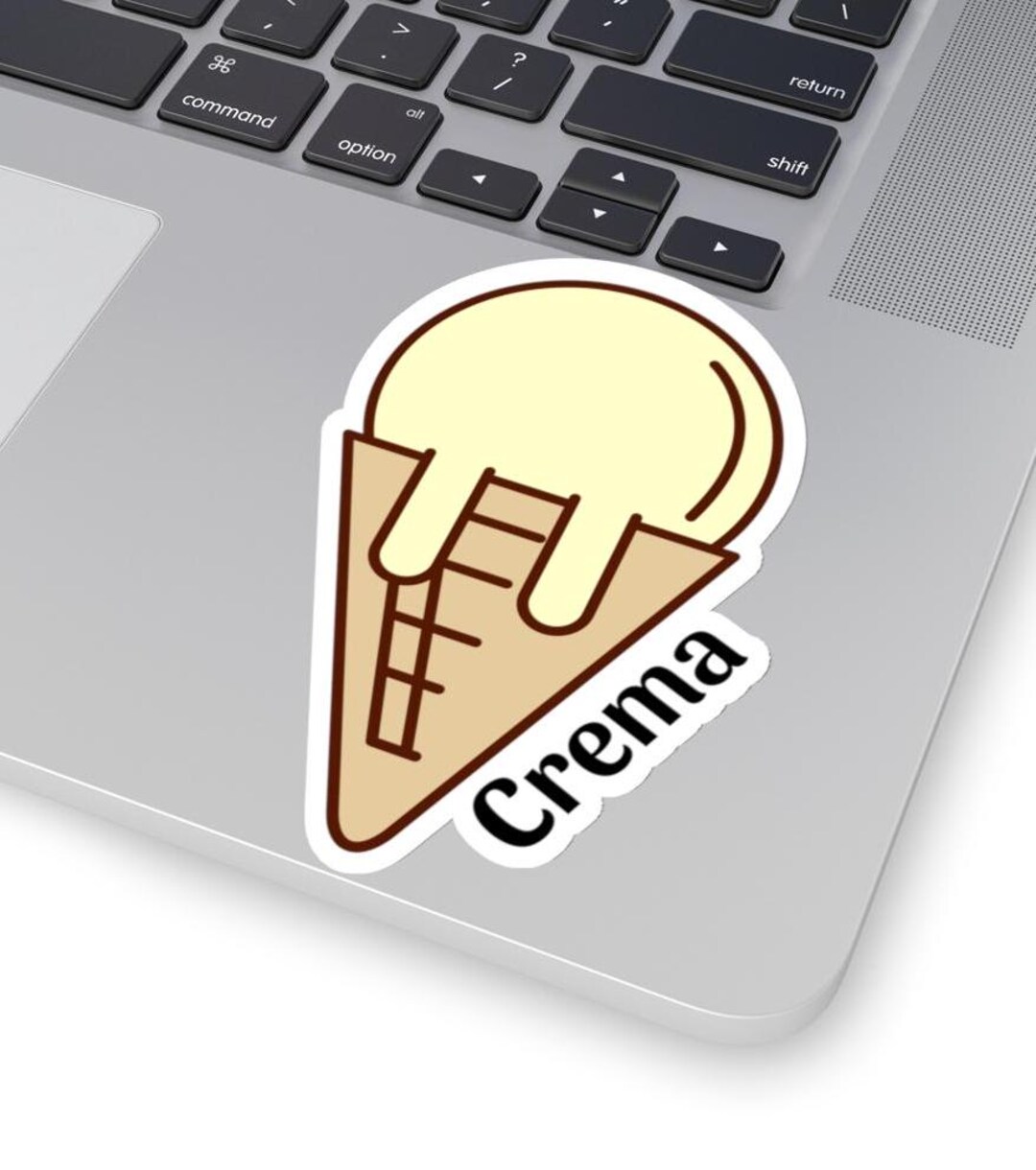 Crema Gelato, Cream, Custard, Gelato Sticker, Ice Cream, Italian ...