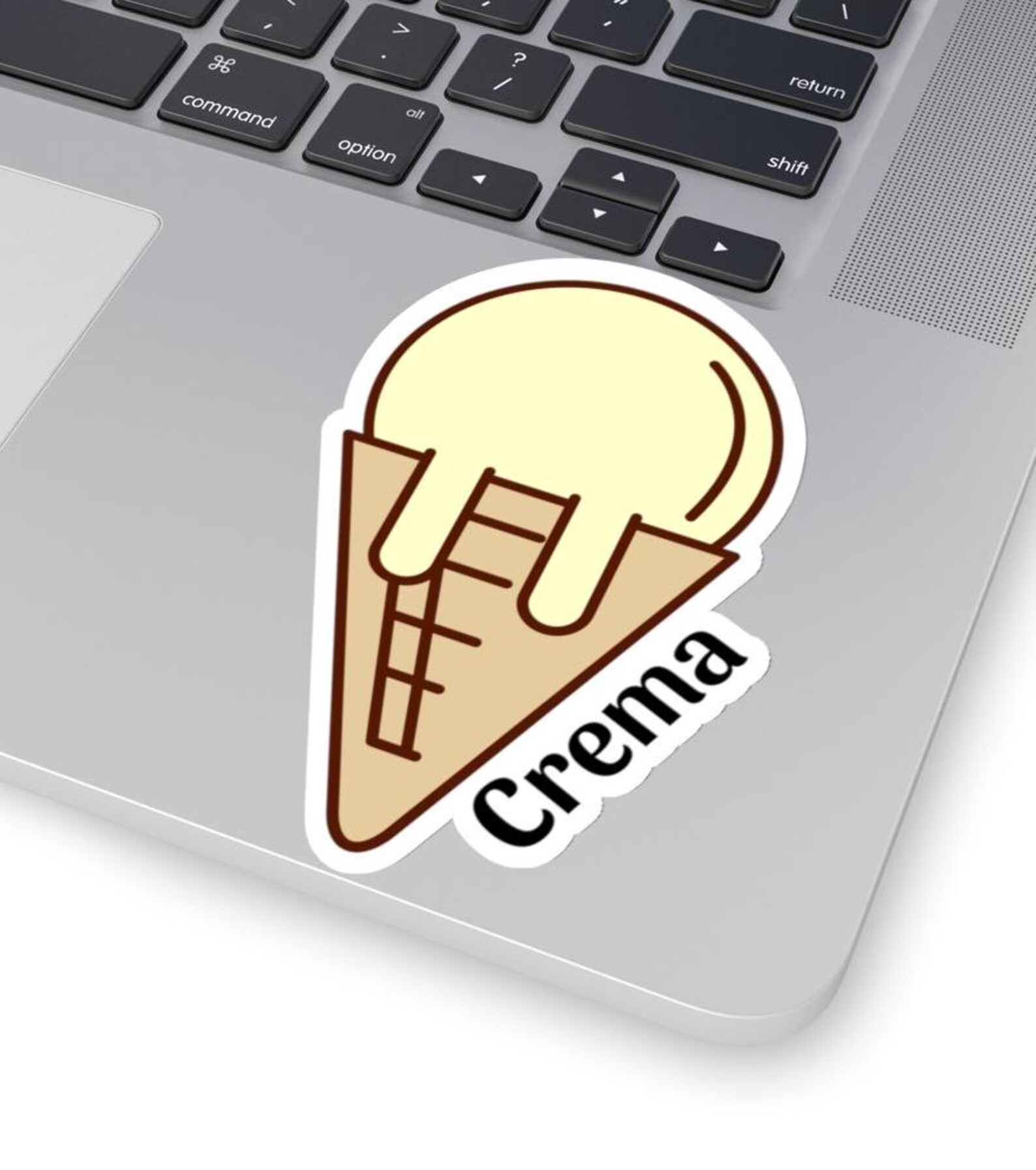 Crema Gelato, Cream, Custard, Gelato Sticker, Ice Cream, Italian ...