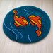 Koi Fish Rug Custom Design Patterned Handmade Special Design Multi ...