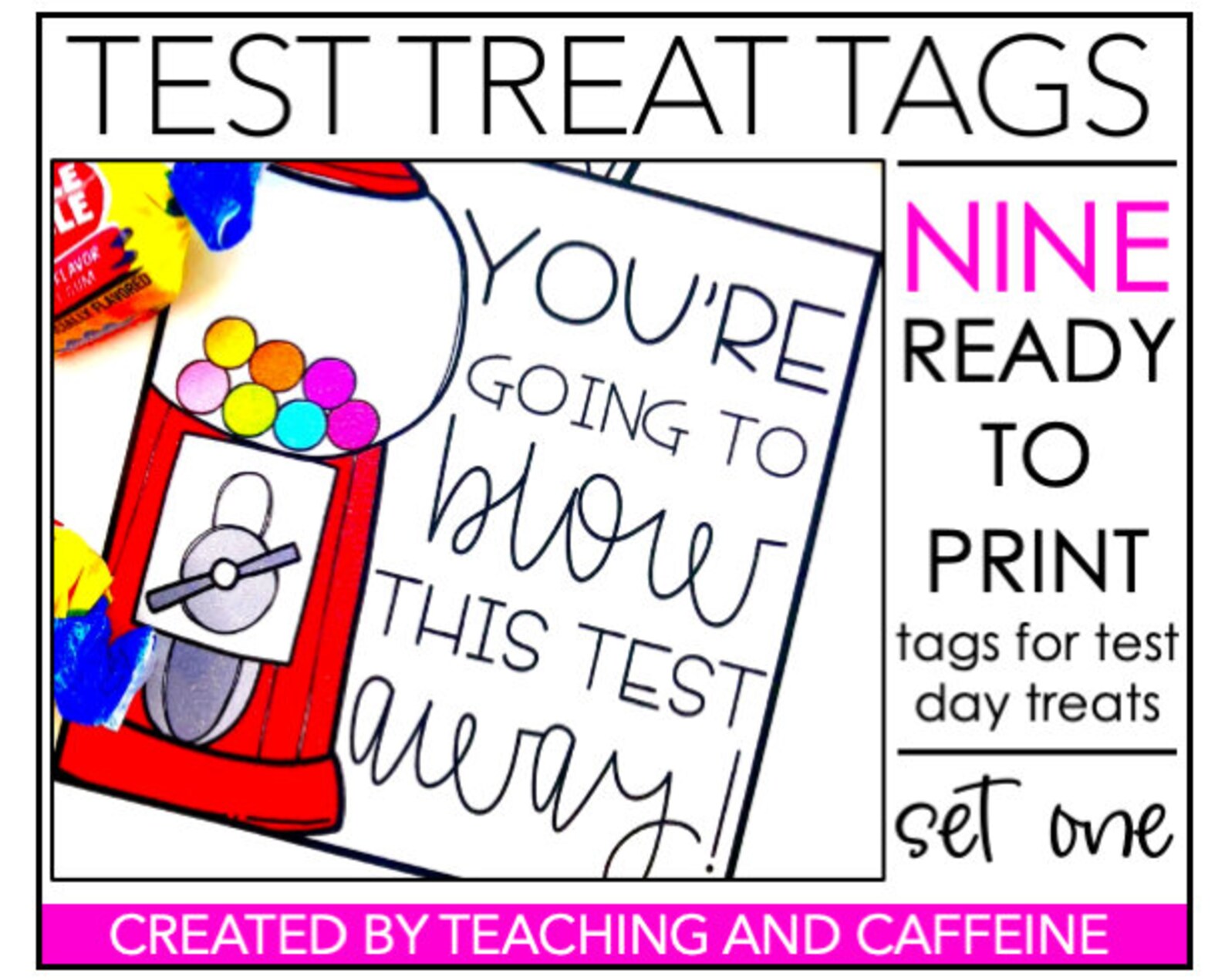 Test Motivation Treat Tags Testing Motivation Treat Tags Set ONE - Etsy