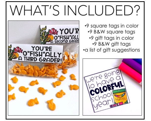 Back to School Gift Tags - Etsy