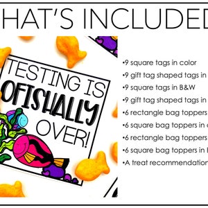 Test Motivation Treat Tags | Testing Motivation Treat Tags | Set ONE - Etsy