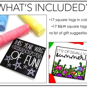 End of the Year Gift Tags - Etsy