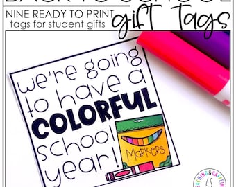 First Day of School Printable Tag Download Classroom Treat Tag Chips ...
