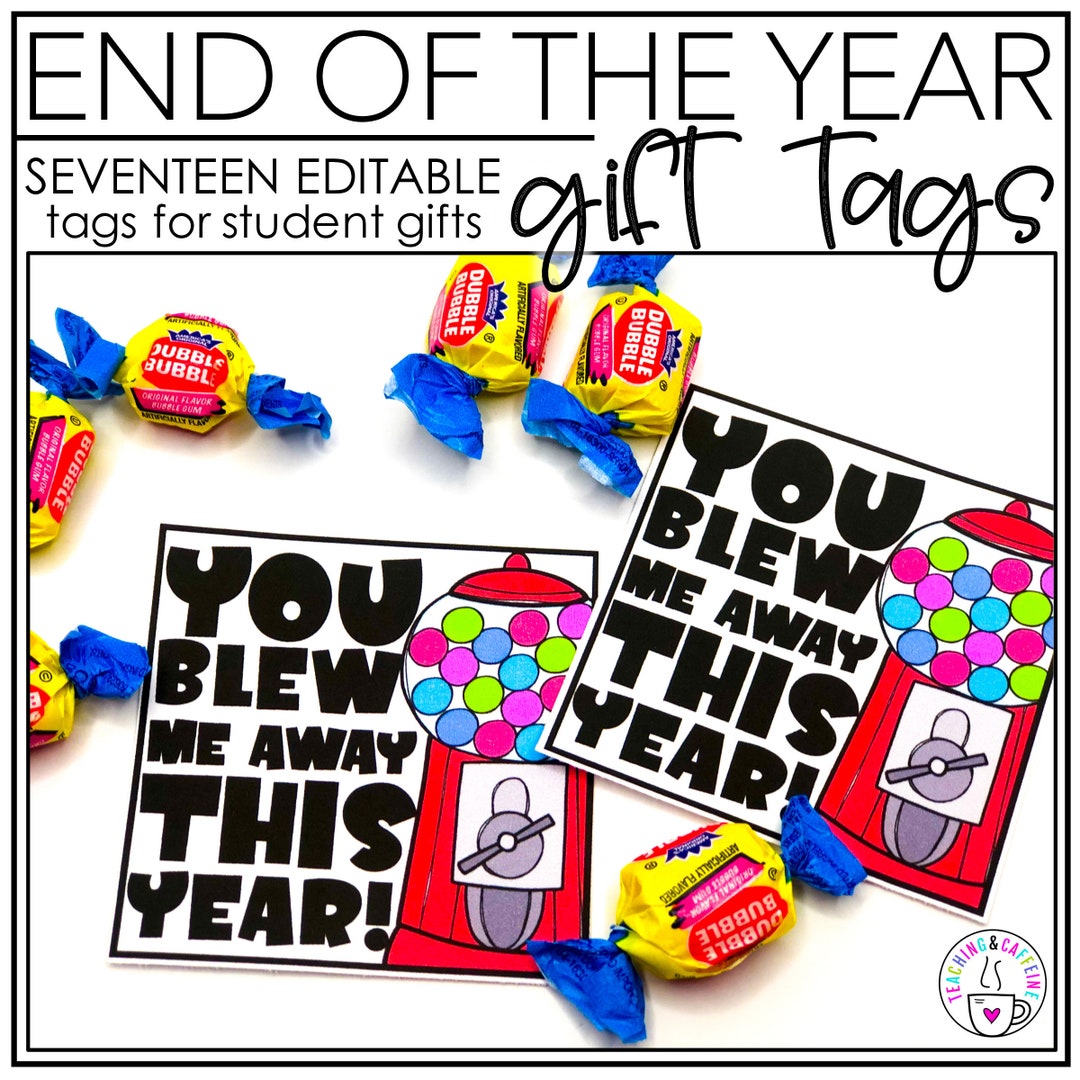 End of the Year Gift Tags - Etsy