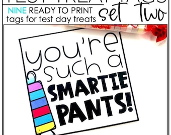 Test Motivation Treat Tags | Testing Motivation Treat Tags | Set ONE - Etsy