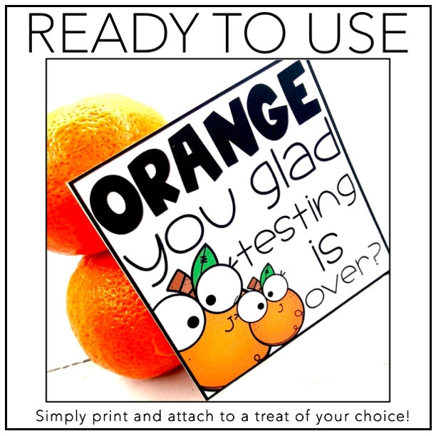 Test Motivation Treat Tags - Testing Motivation Treat Tags - SET TWO - Etsy