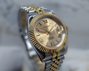 Seiko Two Tone Mod Watch - Etsy