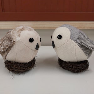 Owl Stuffed Animal Sewing Pattern, Twigs the Owl Stuffie, Digital ...