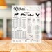 Printable Kitchen Conversion Chart: Cooking & Baking Guide (PDF) - Etsy