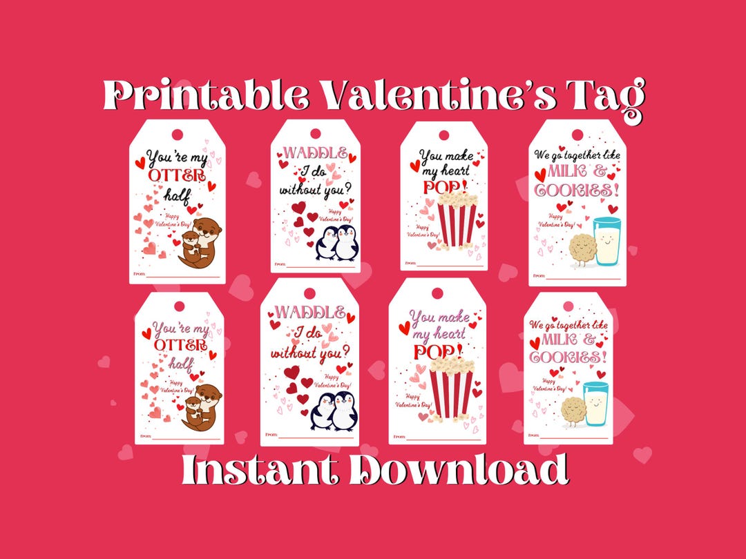 Printable Valentine Card, Classroom Valentine Cards, Cute School ...