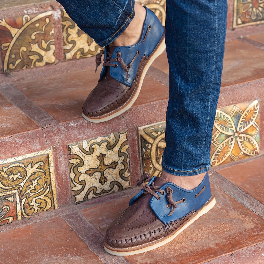 NICO™ Leather Huarache Sandals for Men – Handmade Mexican Footwear ...