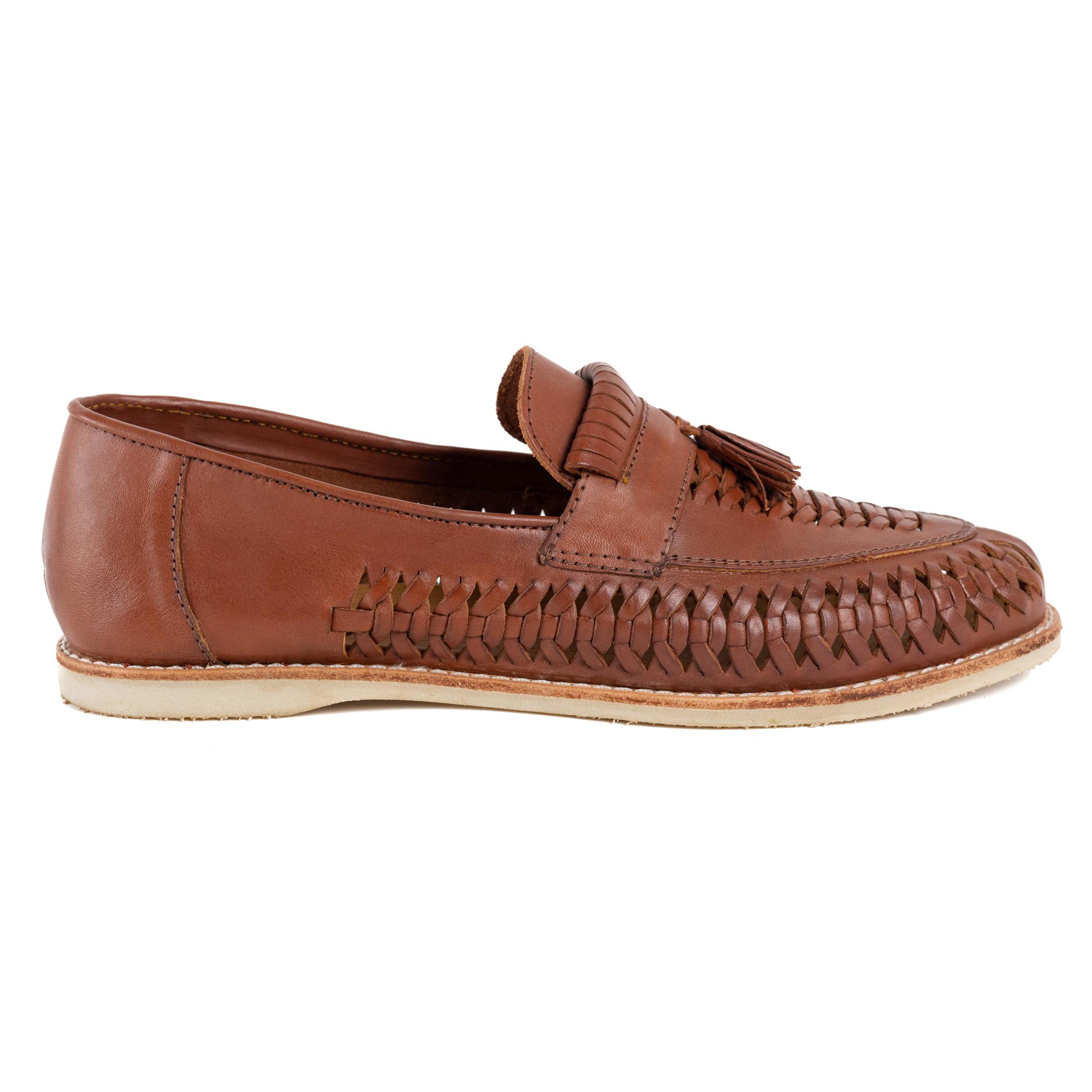 MANU™ Handmade Leather Sandals for Men – Casual Mexican Huaraches ...