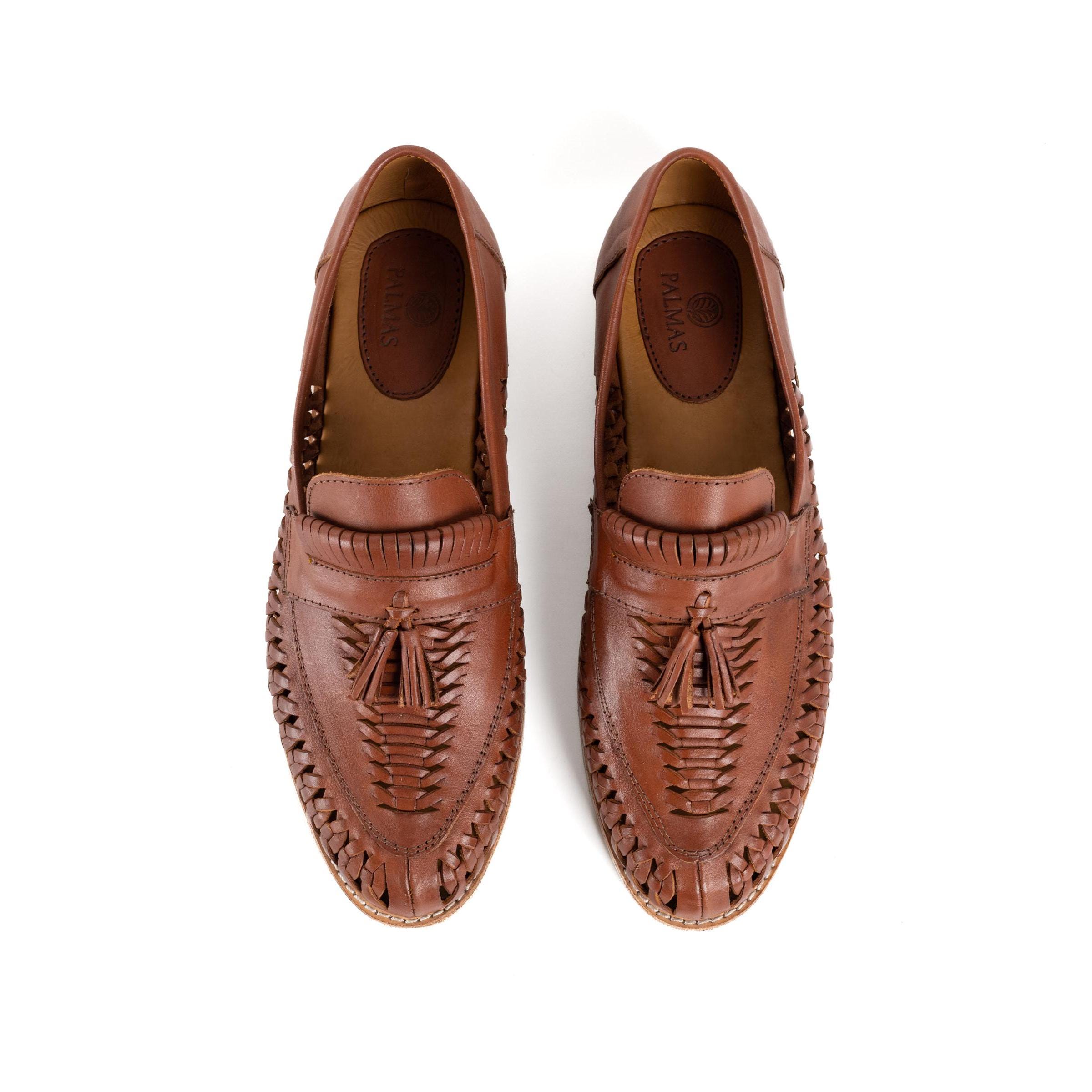 MANU™ Handmade Leather Sandals for Men – Casual Mexican Huaraches ...