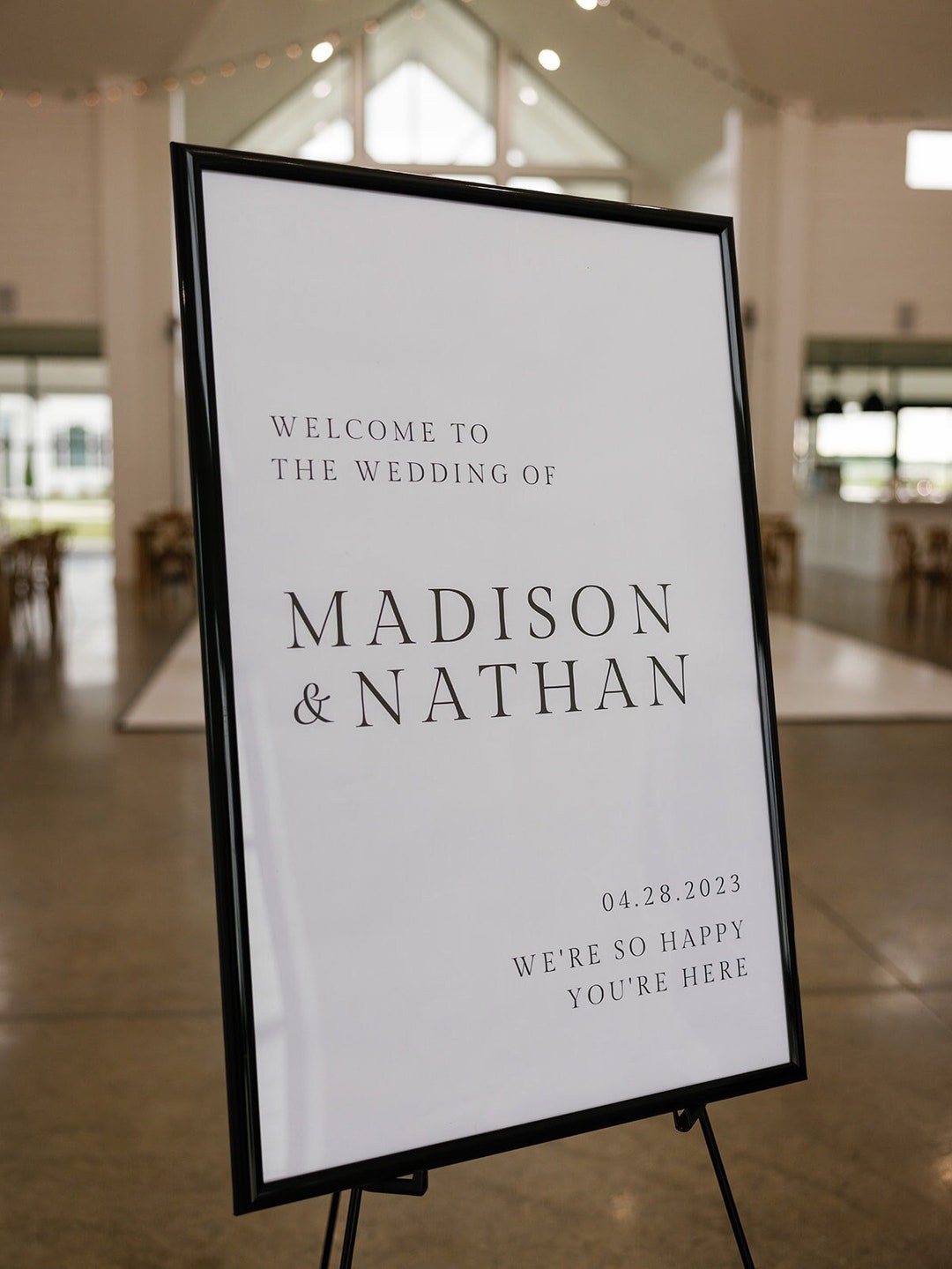 Wedding Welcome Sign 24x36 - Etsy