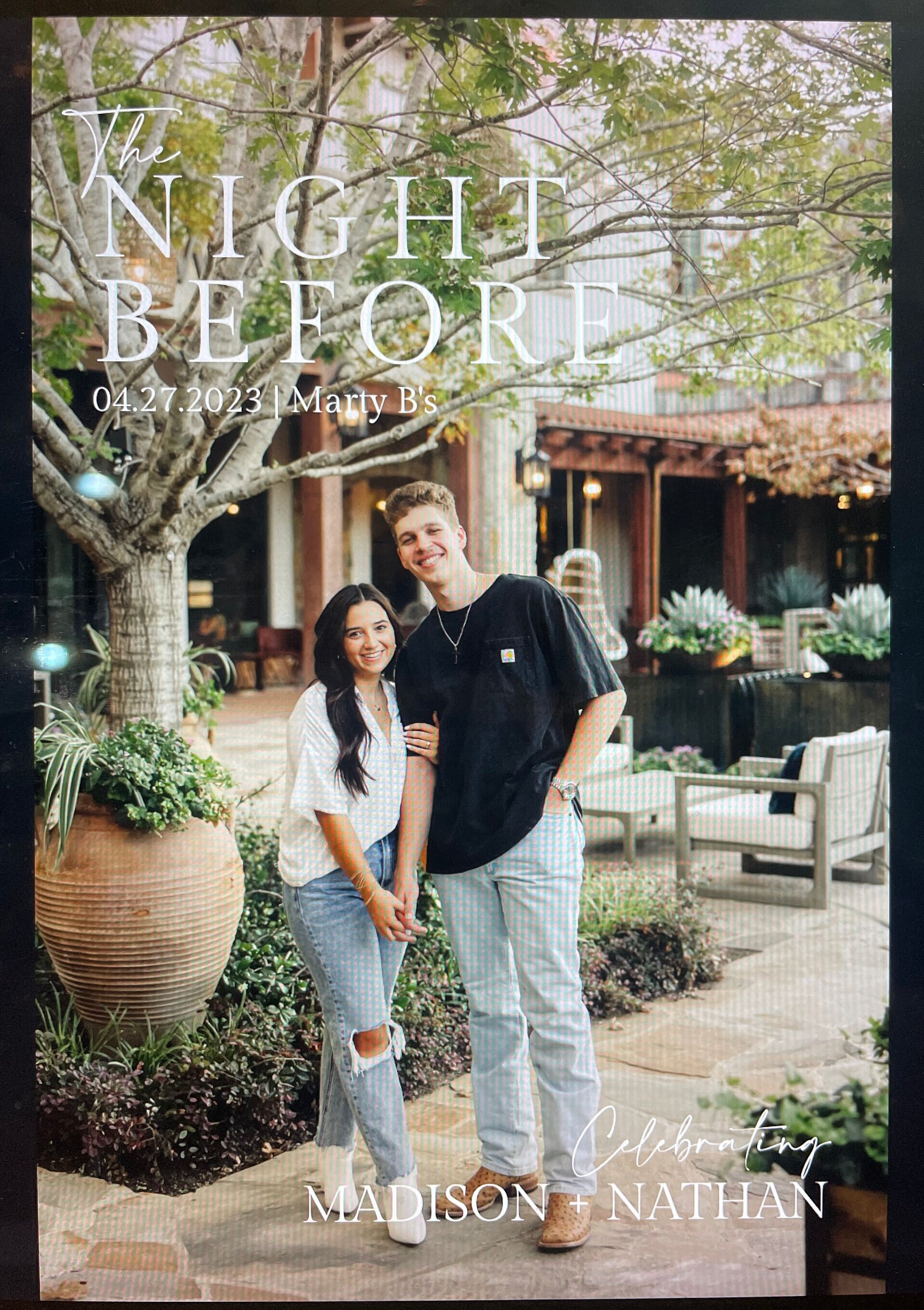 Rehearsal Dinner Poster - the Night Before - Etsy
