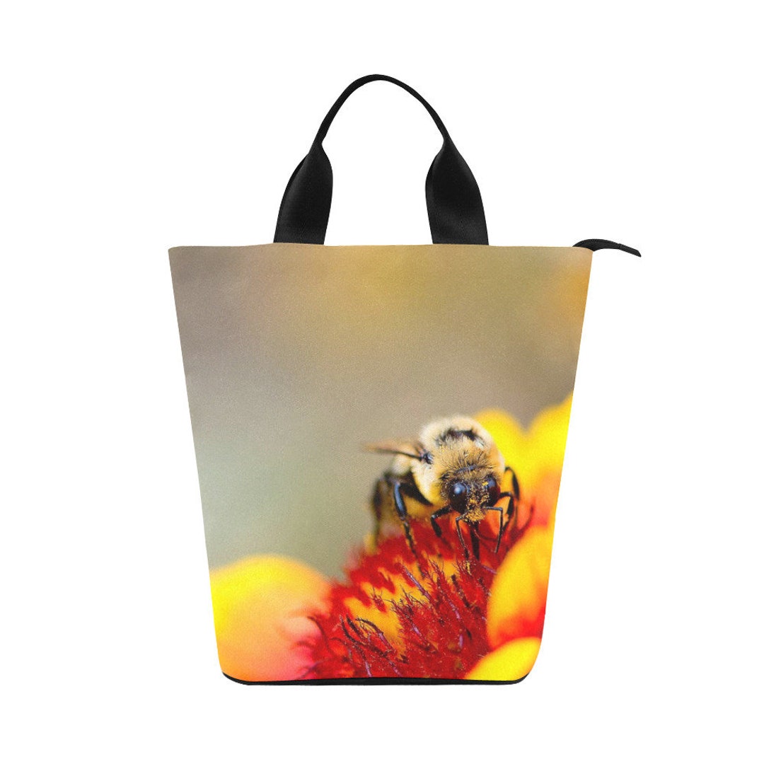 Harvest Bumblebee Nylon Cylinder Lunch Bag - Etsy