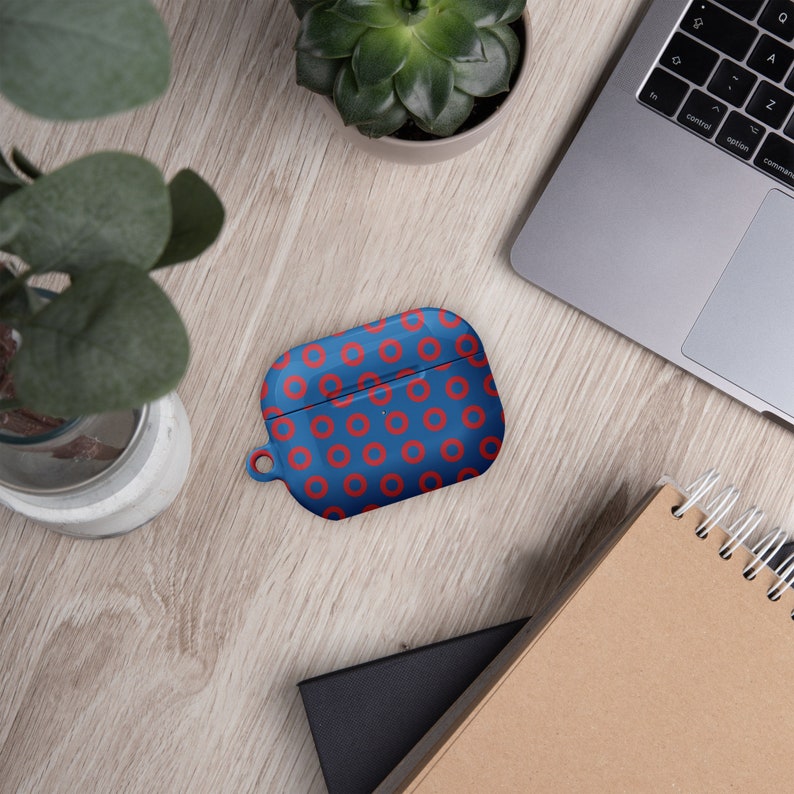 Phish Fishman Donut AirPod Case: Blue & Red Polycarbonate, With ...