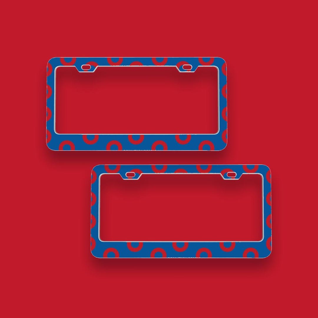 Phish Fishman Donuts Aluminum License Plate Frame Set - Etsy