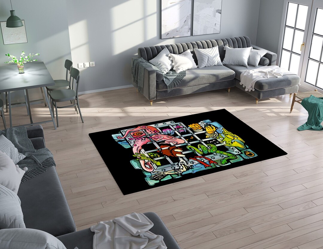 Masters of the Universe, Castle Grayskull Dungeon Area Rug 5 Sizes ...