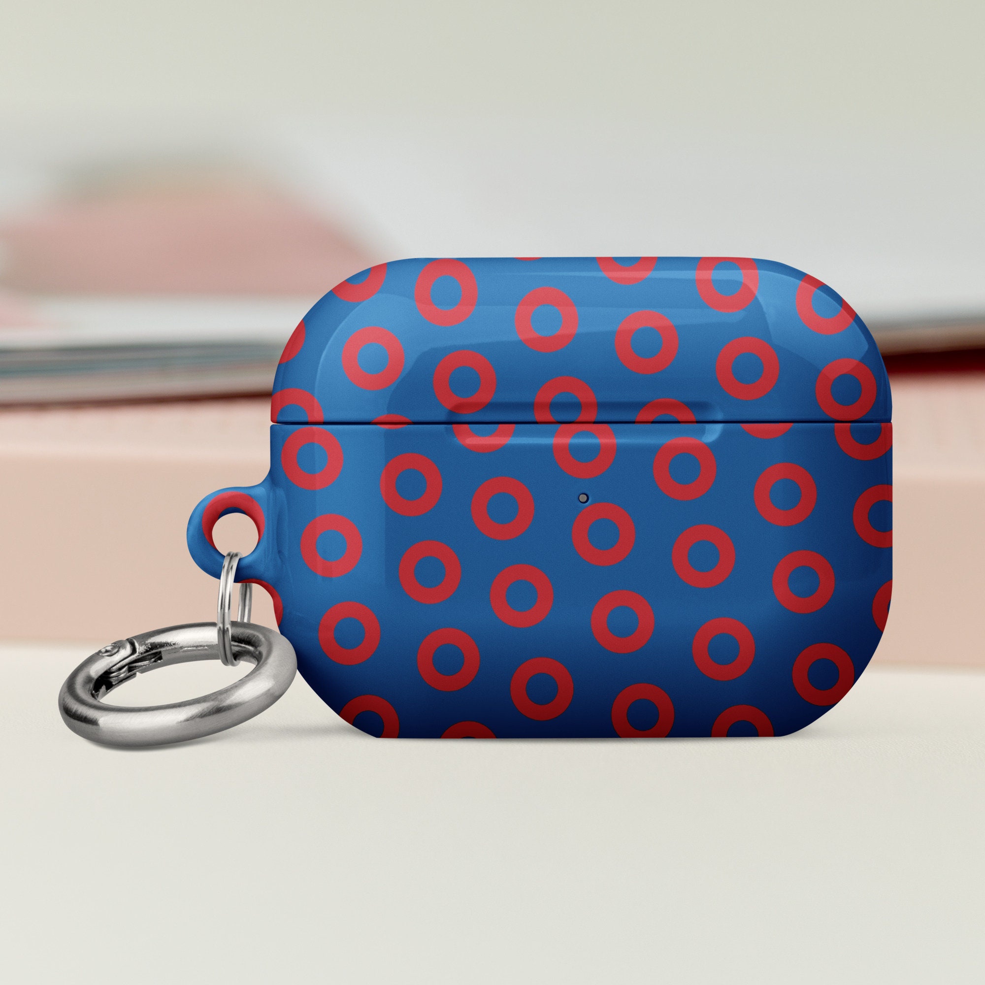 Phish Fishman Donut AirPod Case: Blue & Red Polycarbonate, With ...