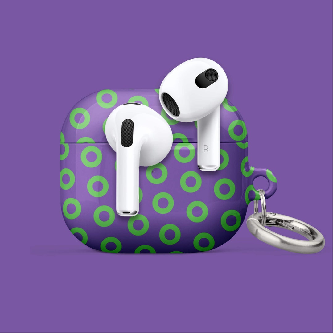 AirPod Case Phish Fishman Donut - Purple/lime - Custom Apple AirPod ...