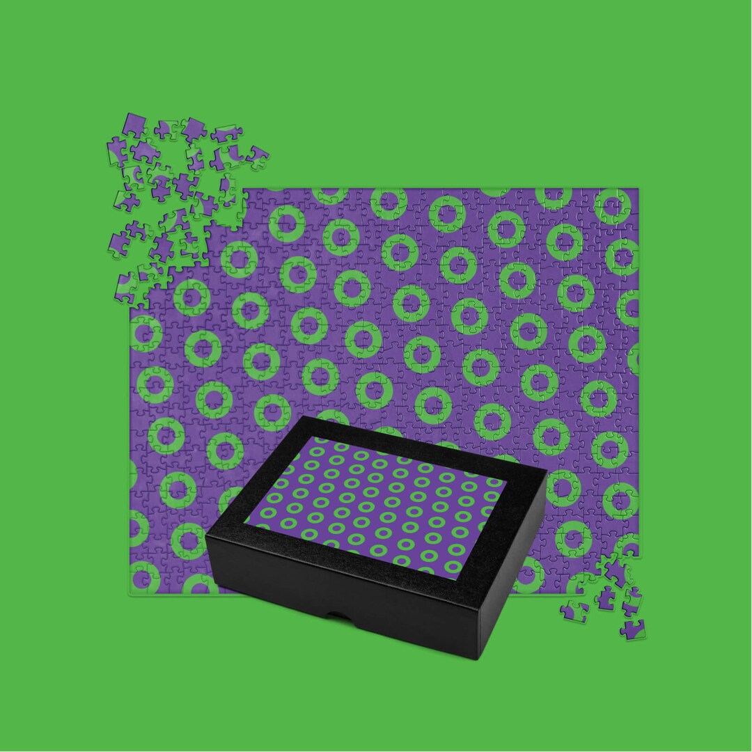 Puzzle - Phish Fishman Purple/green Donuts - Etsy