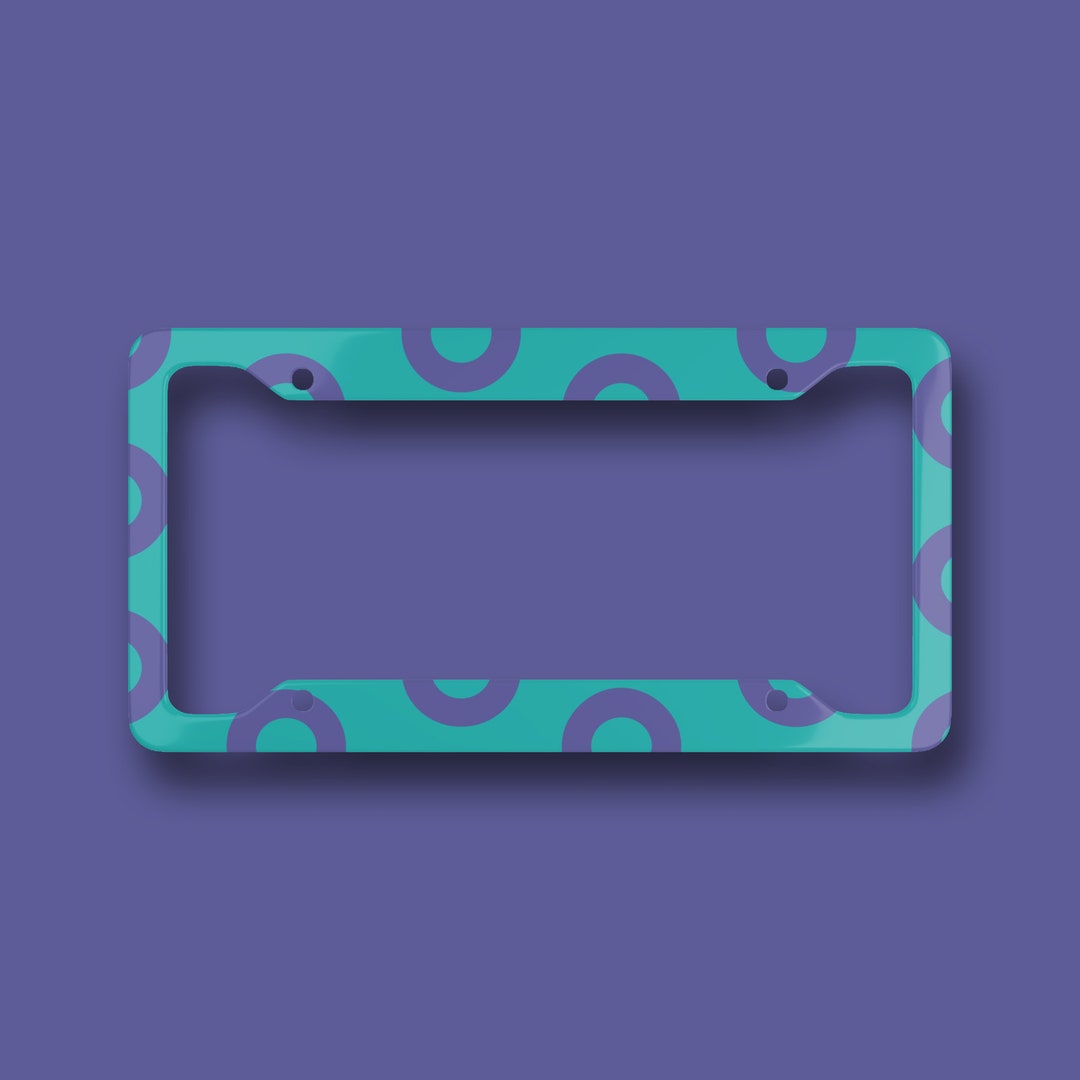 Phish Fishman Donut Pattern License Plate Frame, License Plate Cover ...