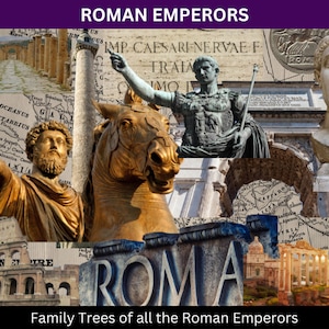 Family Trees of the Roman Emperors - Etsy