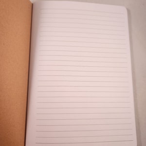 Laser Engraved Journal With Kraft Paper Cover - Obtrusive Thoughts - Etsy