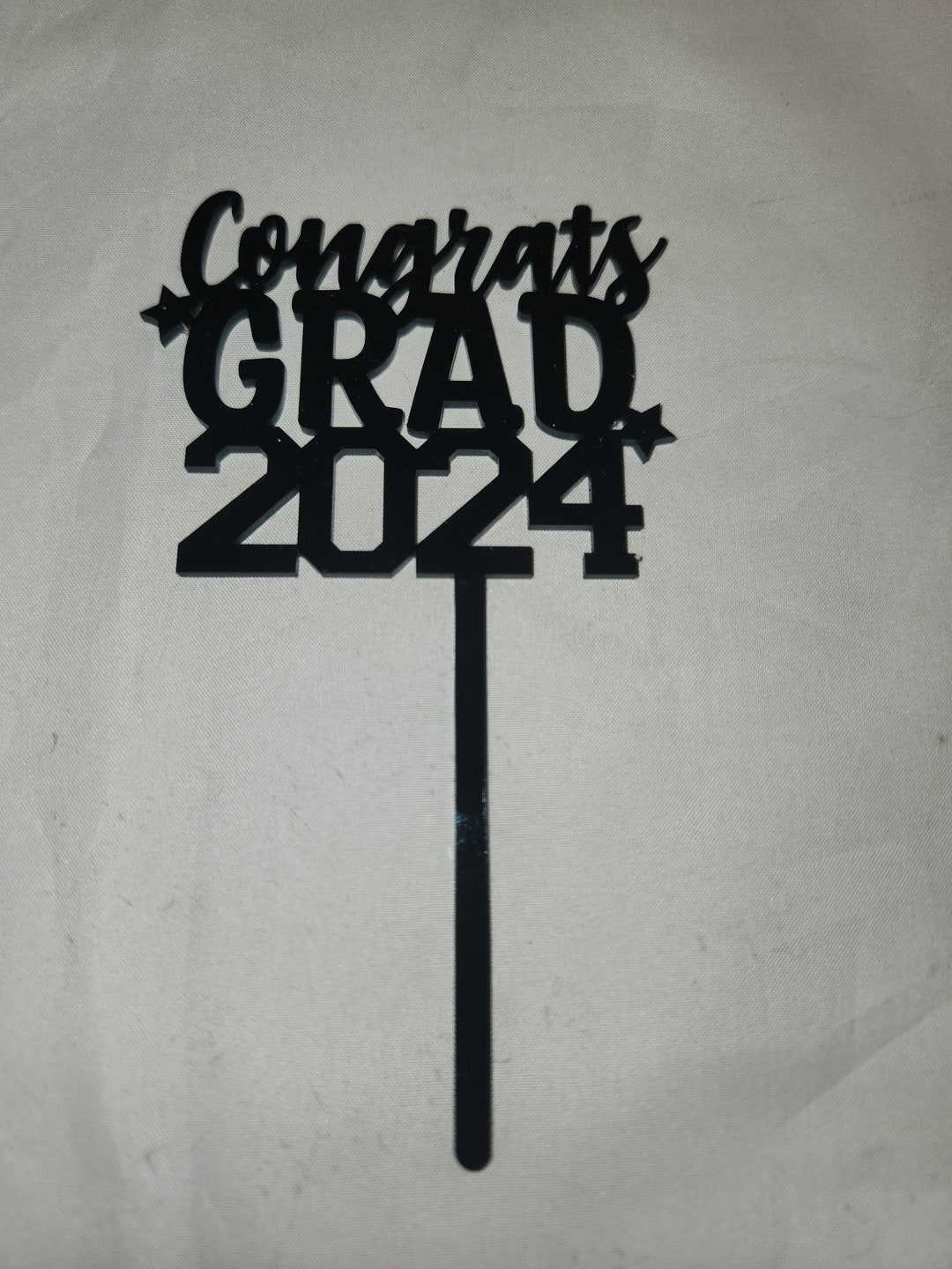 Acrylic 2024 Graduation Cake Topper - Etsy