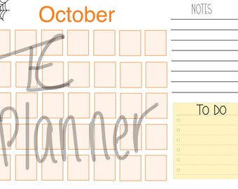 2024 Monthly Digital Planner Printable Calendar Minimal Design Instant ...