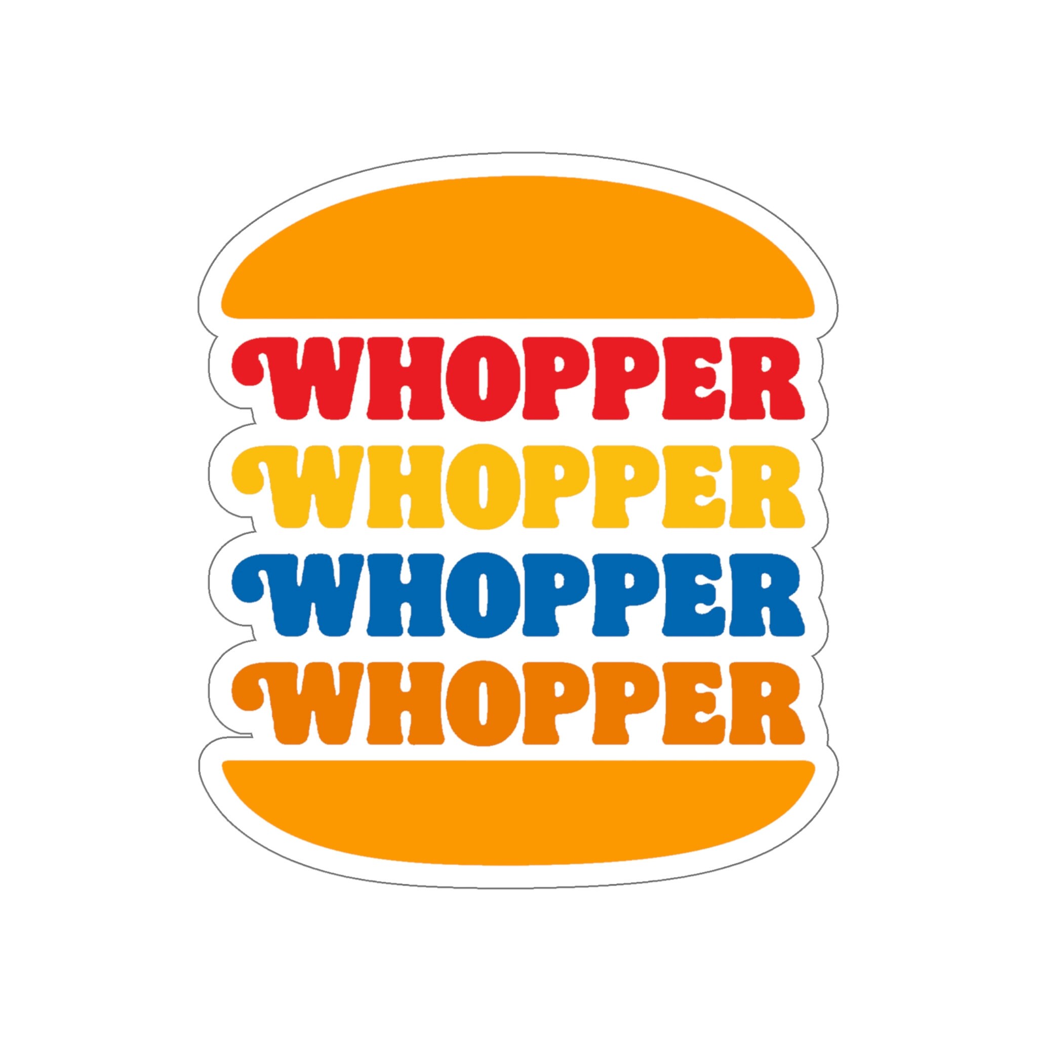 BK Whopper you Rule Die-cut Sticker - Etsy Australia