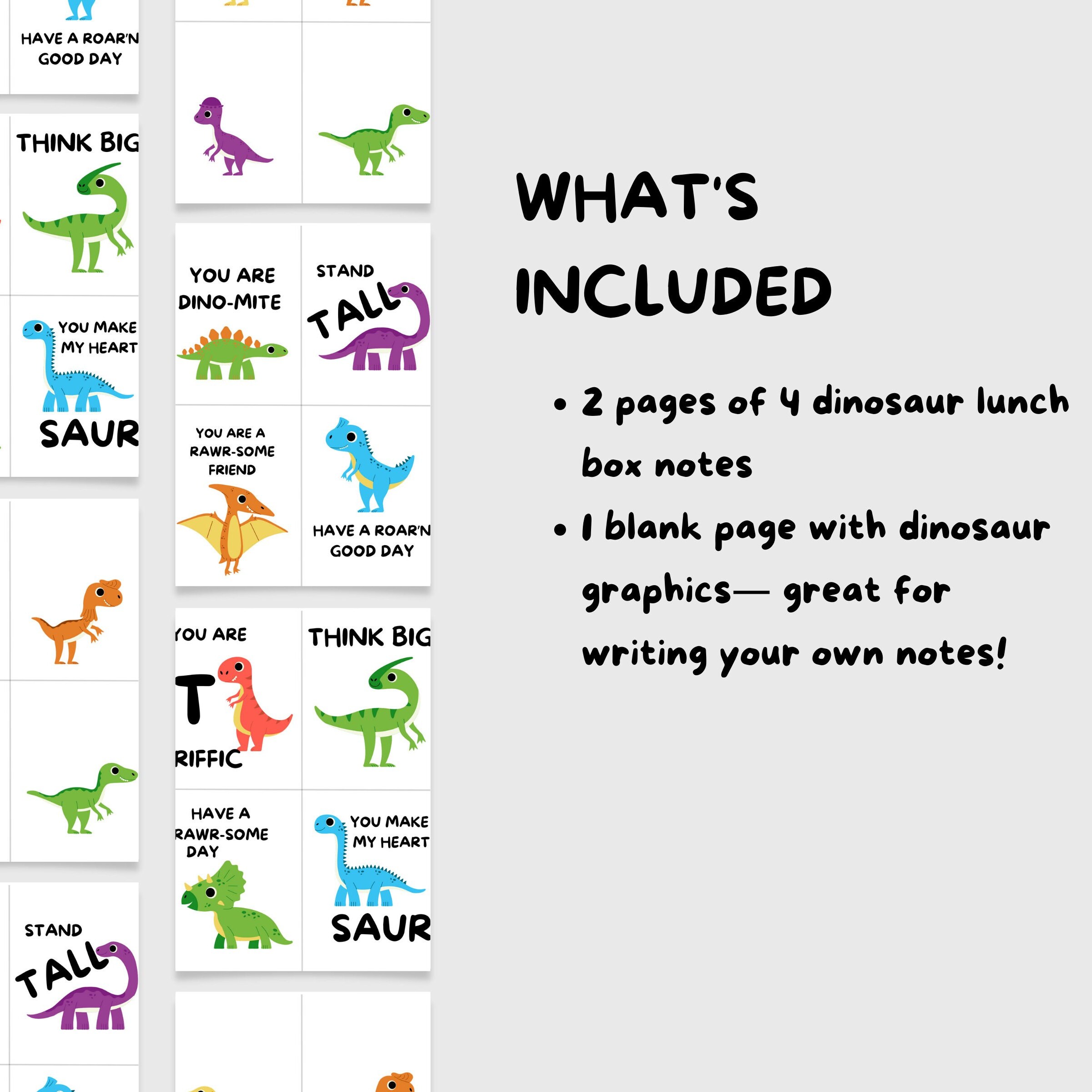 Lunch Box Notes Printable Lunch Notes Back to School Notes - Etsy